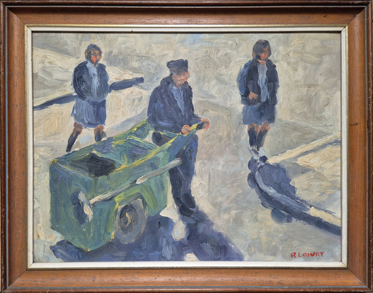 " Road sweeper " - Oil painting – The Hand of Ray Lowry