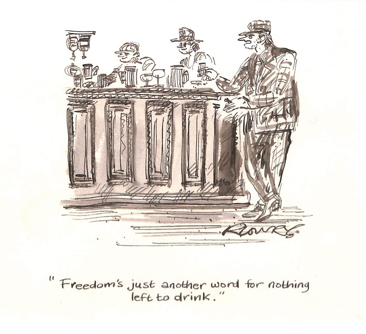 " Nothing left to drink " – The Hand of Ray Lowry