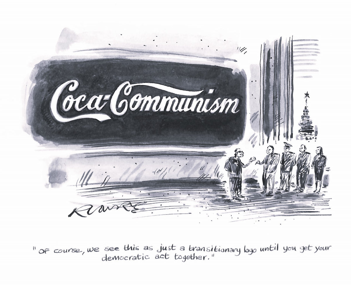 "Coca - Communism " – The Hand of Ray Lowry
