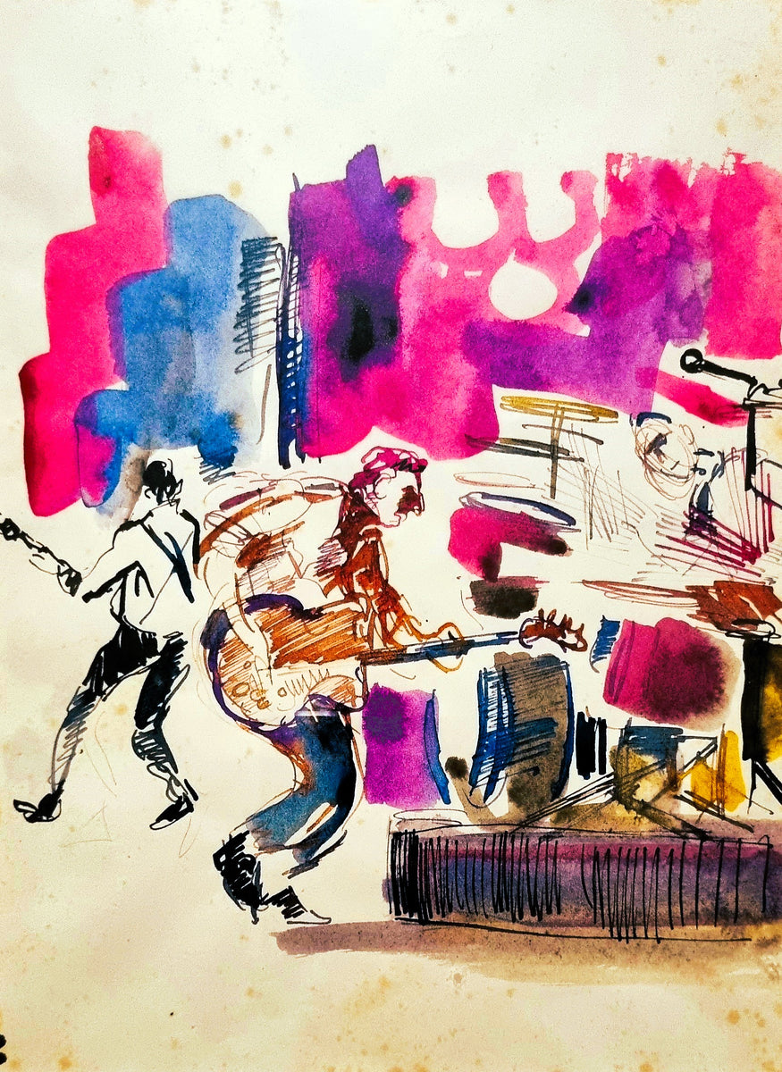 Ray Lowry / The Clash - Original - " Electric Clash " – The Hand of Ray ...