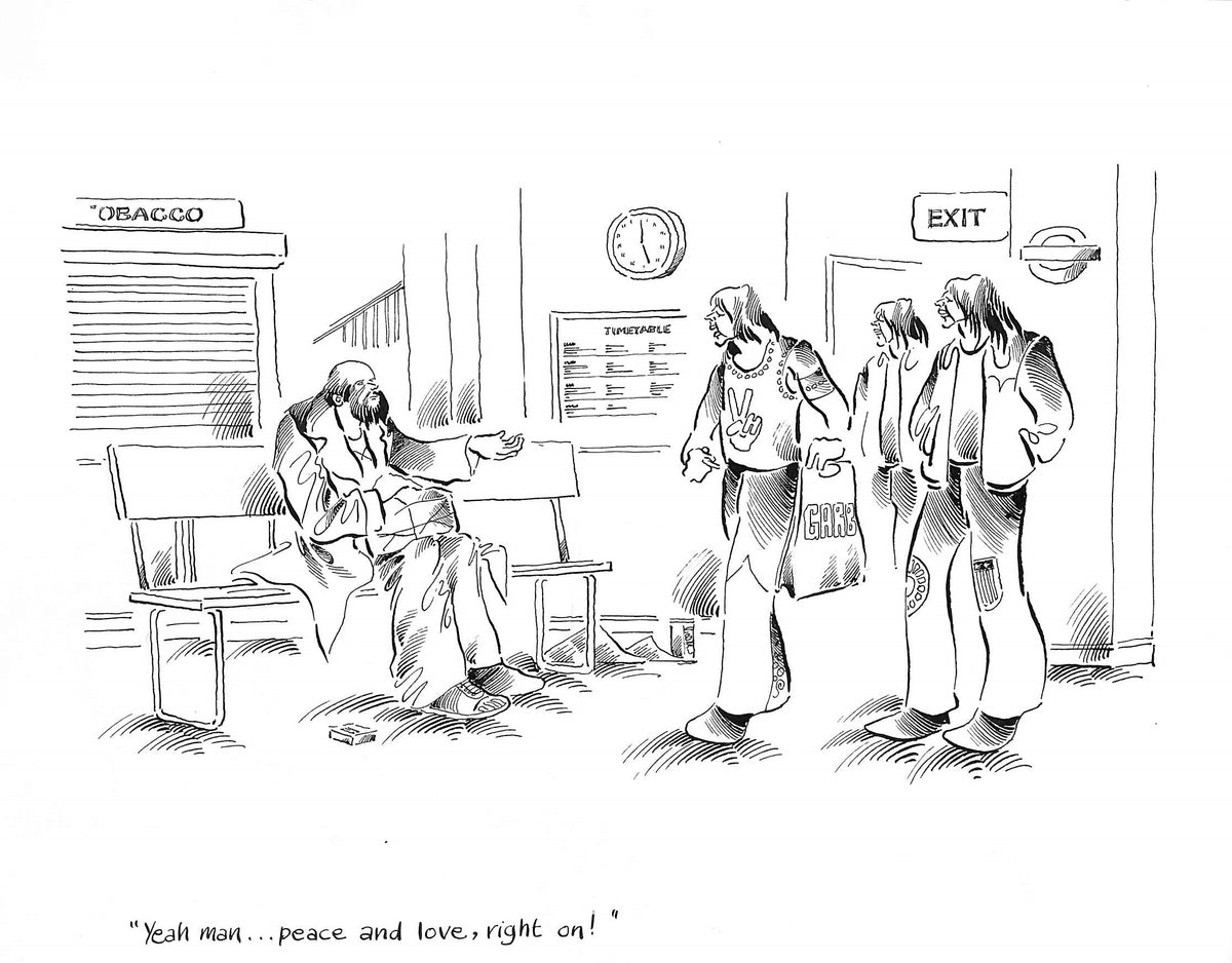 " Peace and love " – The Hand of Ray Lowry