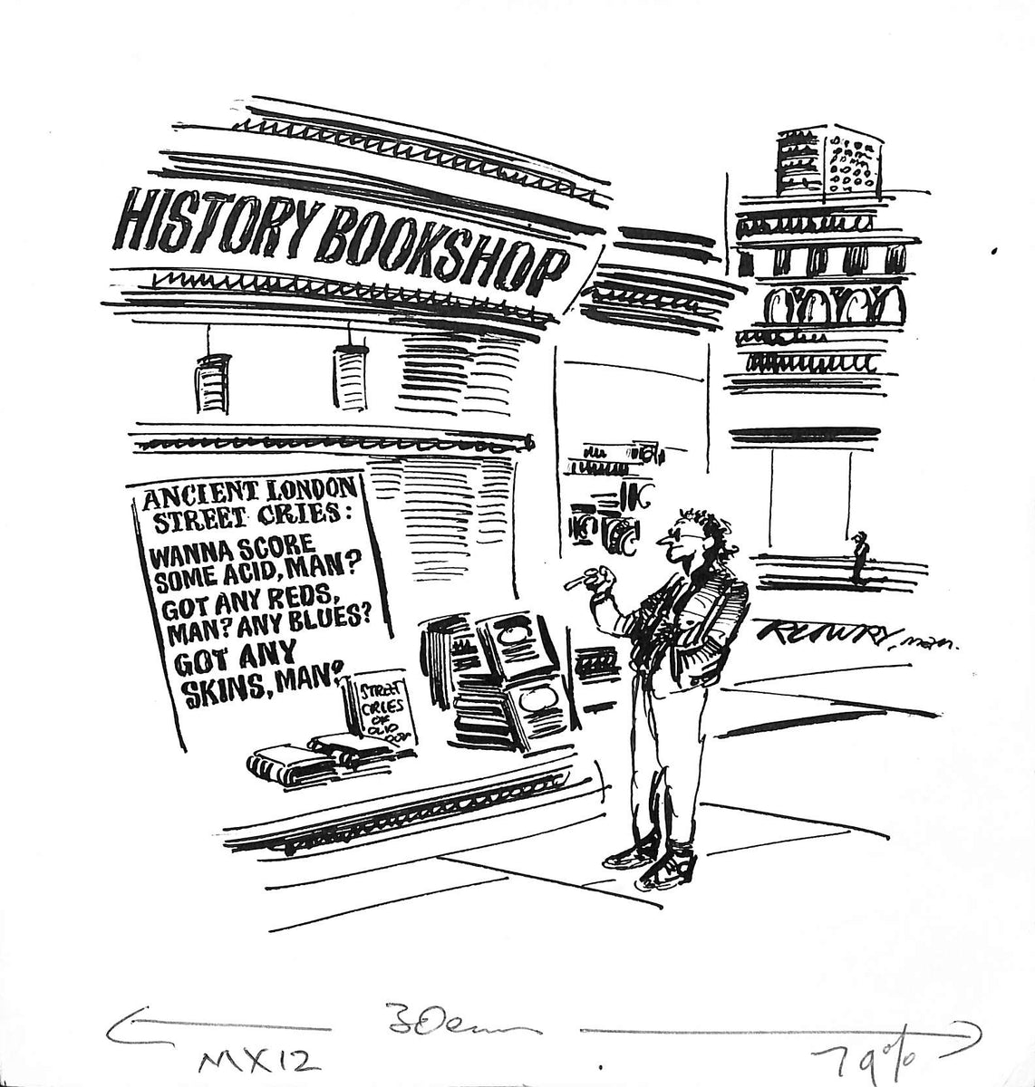 " HISTORY BOOKSHOP " – The Hand of Ray Lowry