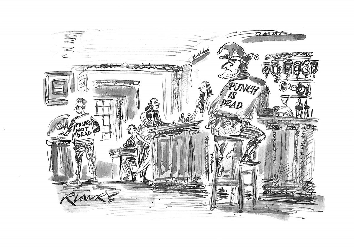 " PUNCH IS DEAD " – The Hand of Ray Lowry