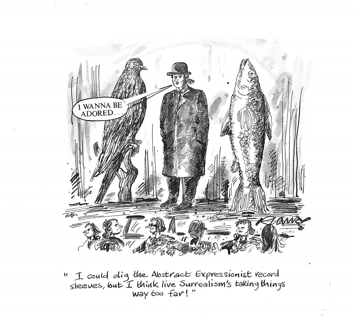 " Abstract Expressionist " – The Hand of Ray Lowry