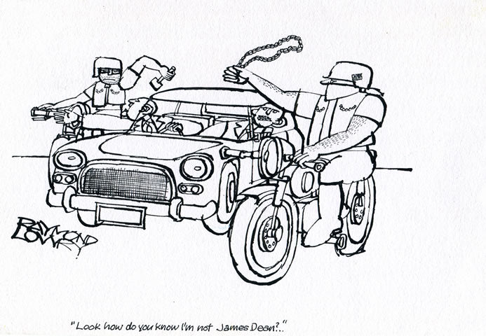 "James Dean" – The Hand of Ray Lowry