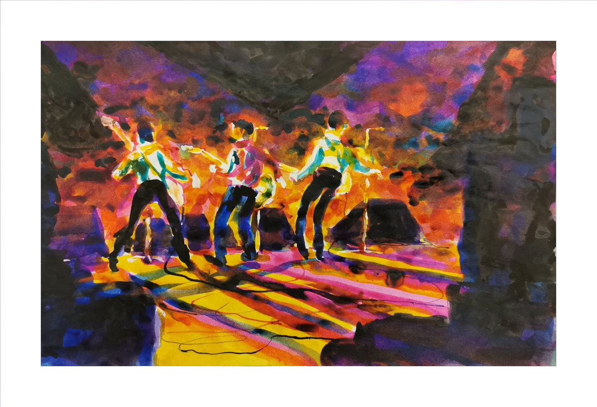 The Clash on tour USA 1979 - Print – The Hand of Ray Lowry
